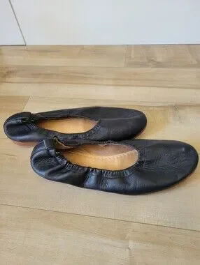 Poppy Barley | Shoes | Poppy Barley Womens Black Leather Almond Toe ...